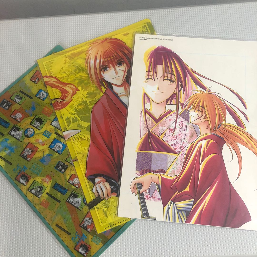 Roruni Ken Shin poster and folder, Hobbies & Toys, Books & Magazines ...