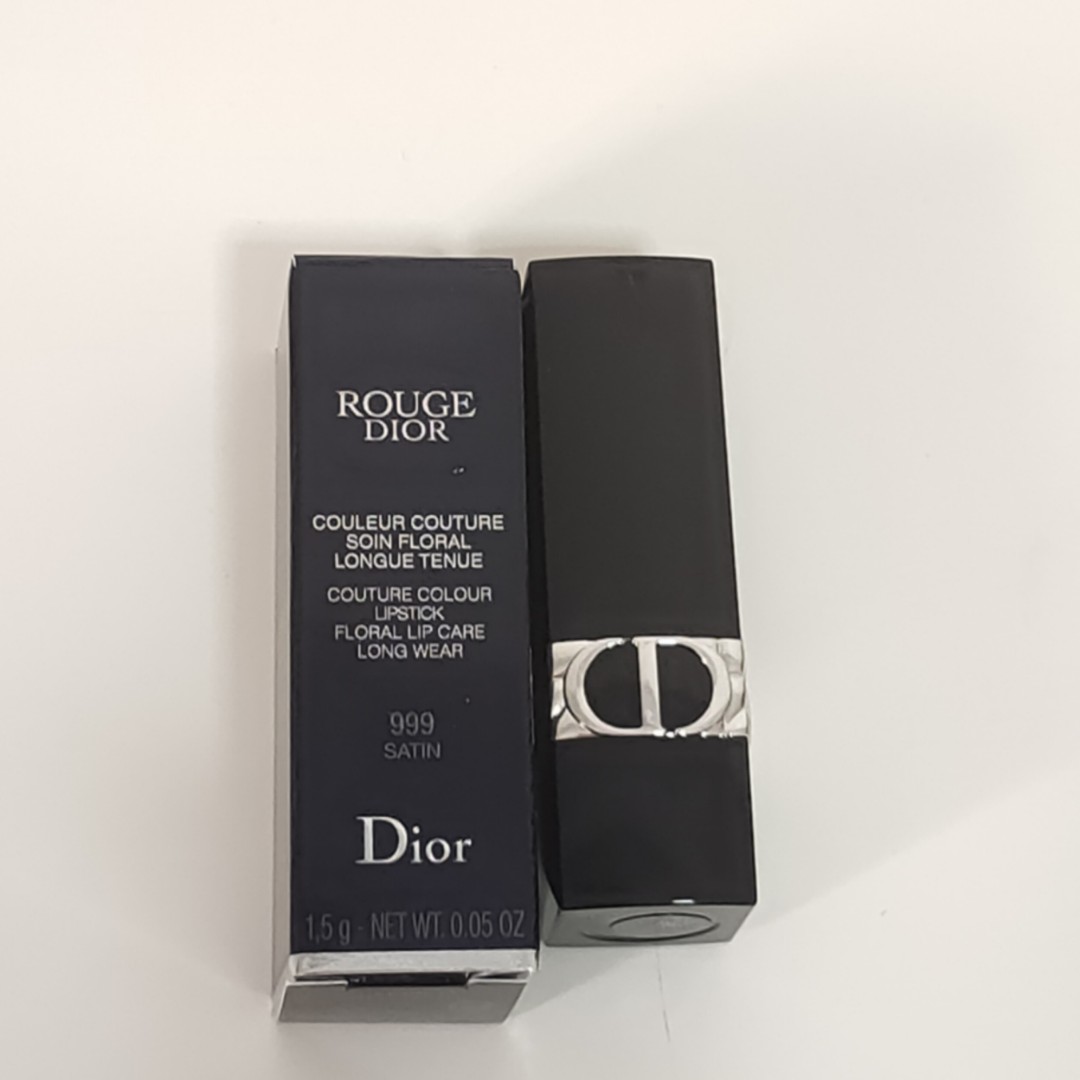 Rouge Dior 999 Satin miniature lipstick 1.5g, Beauty & Personal Care ...