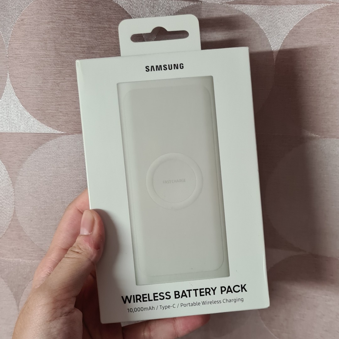 Samsung Wireless Battery Pack (10,000mAh) in Silver, Mobile Phones ...
