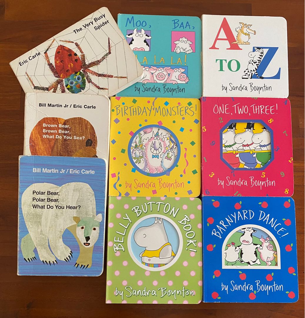 Sandra Boynton and Eric Carle Toddler Books, Hobbies & Toys, Books ...