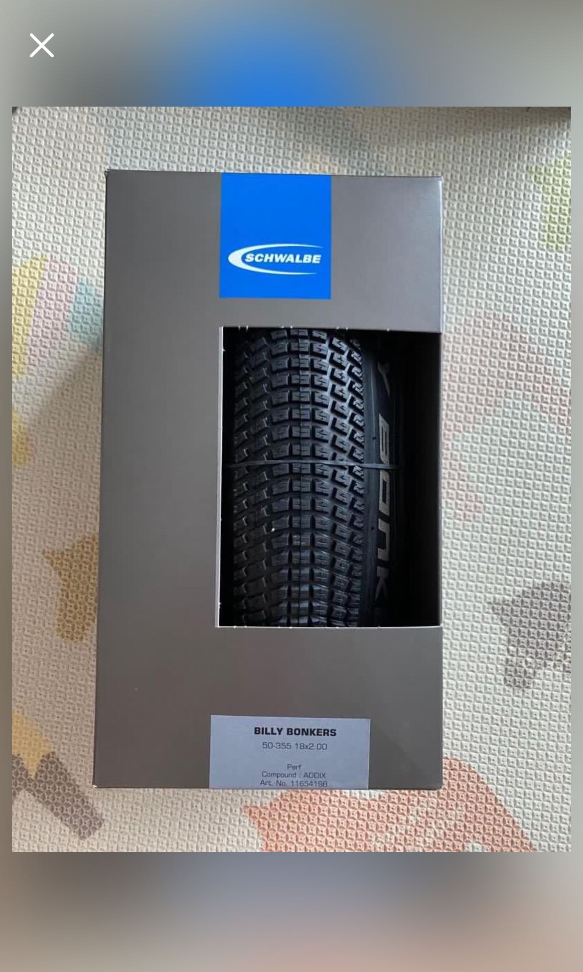 Schwalbe Billy Bonkers 18 x 2.00 18” Birdy Black, Sports Equipment, Bicycles & Parts, Bicycles ...