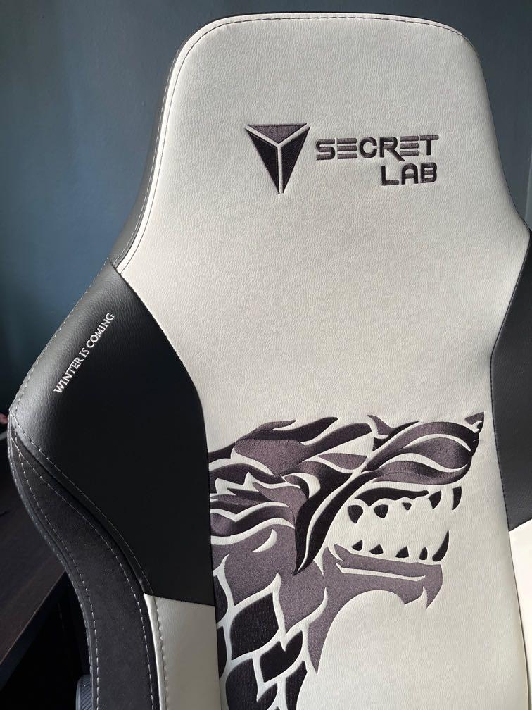 SECRETLAB 2020 TITAN Game of Thrones House Stark Gaming Chair ...
