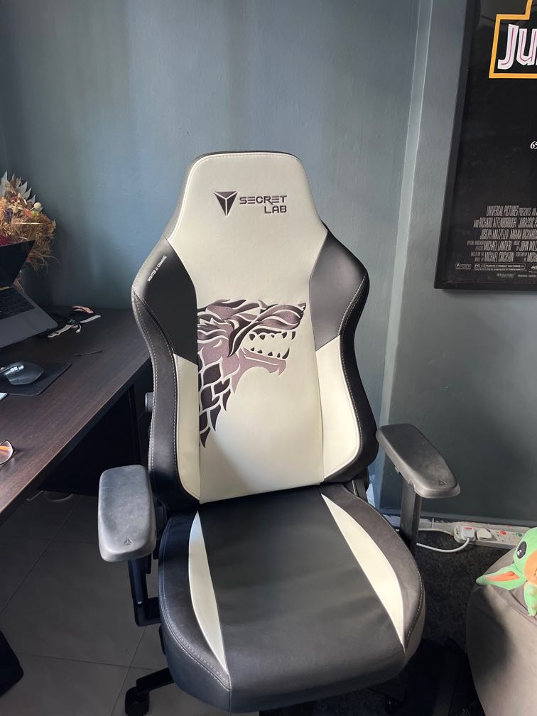 SECRETLAB 2020 TITAN Game of Thrones House Stark Gaming Chair ...