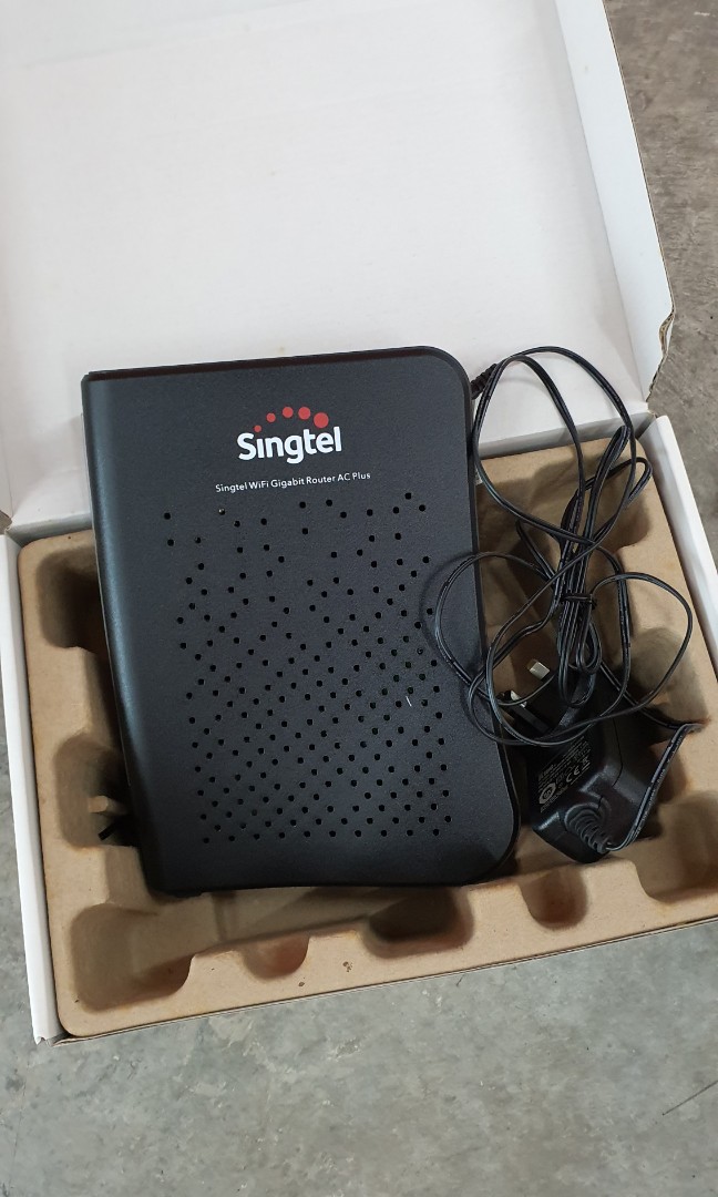 Singtel Fibre Broadband Router, Computers & Tech, Parts & Accessories ...