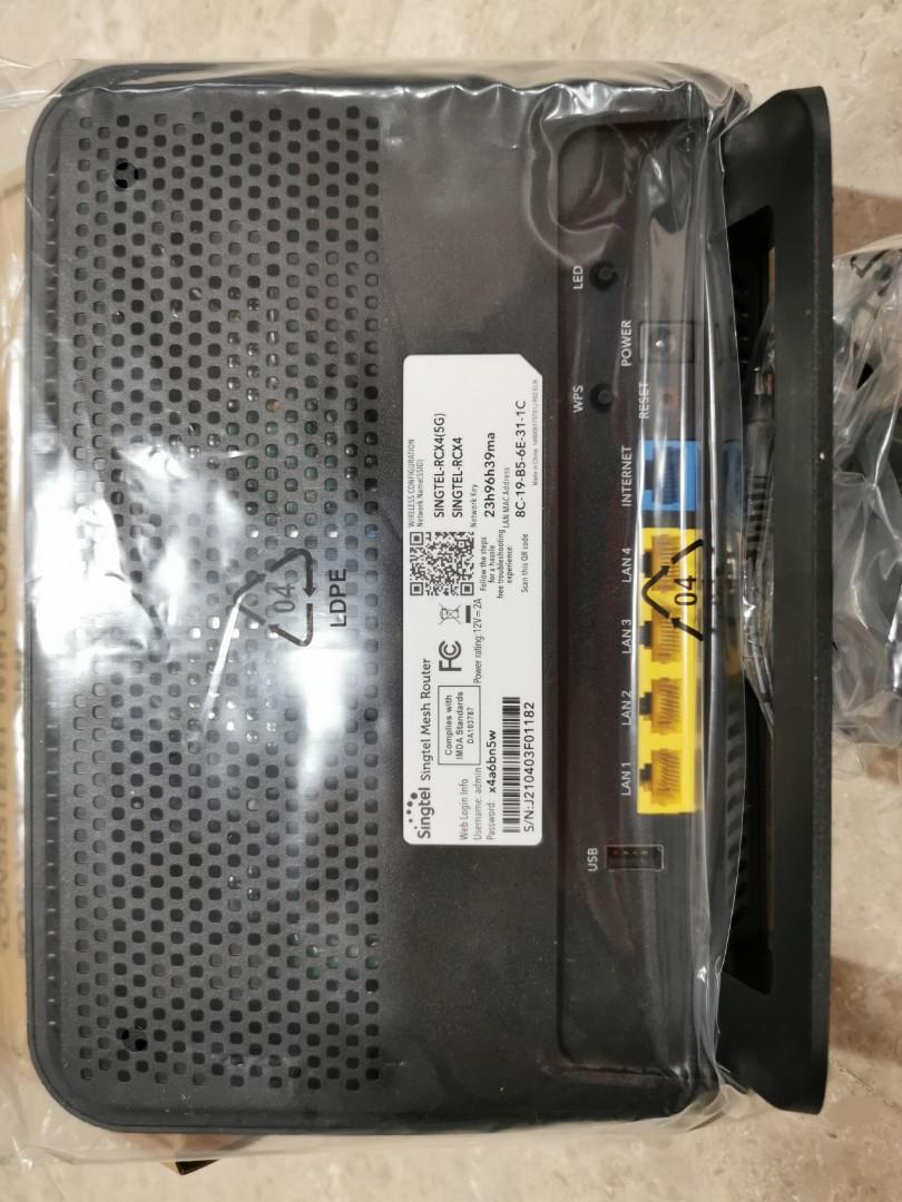 Singtel mesh router, Computers & Tech, Parts & Accessories, Networking ...