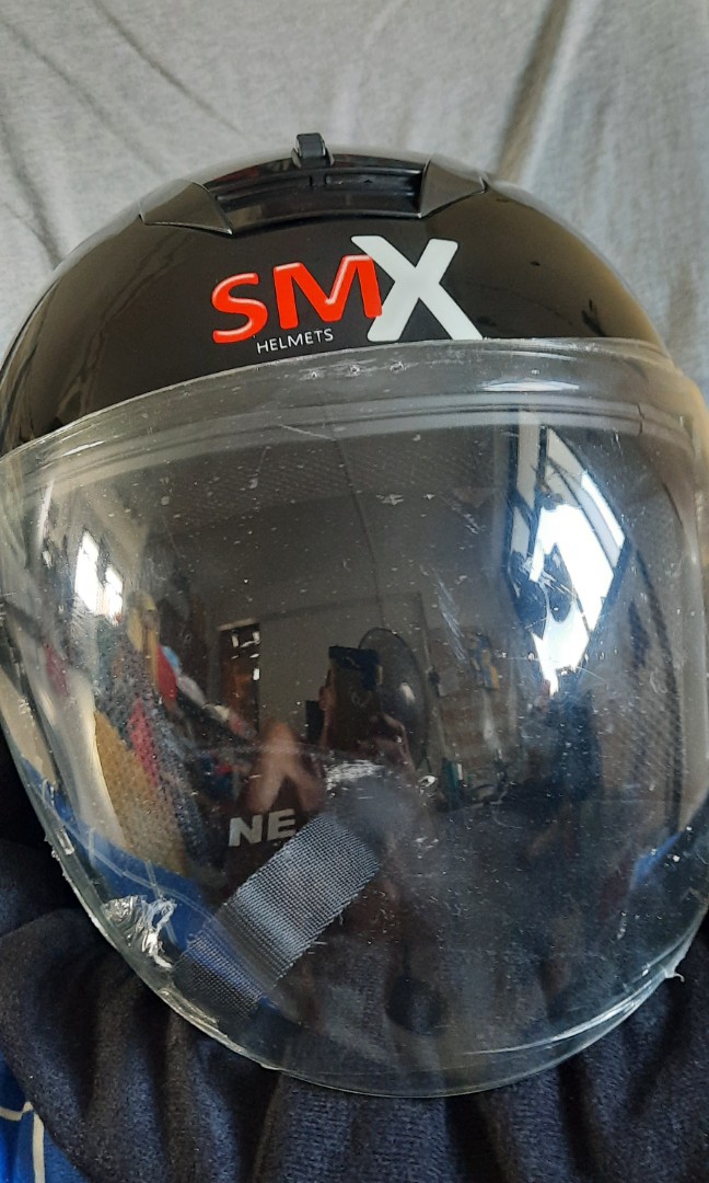 SMX helmet, Motorcycles, Motorcycle Apparel on Carousell