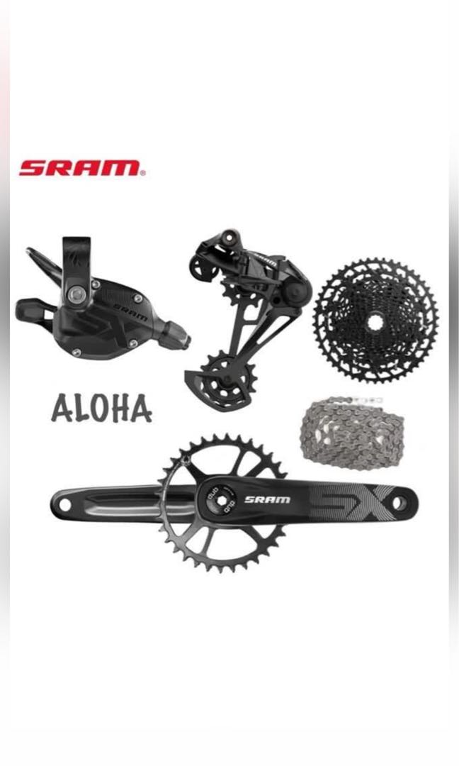 SRAM SX EAGLE 2021 (12 Speed Groupset) Non-Boost, Sports Equipment ...
