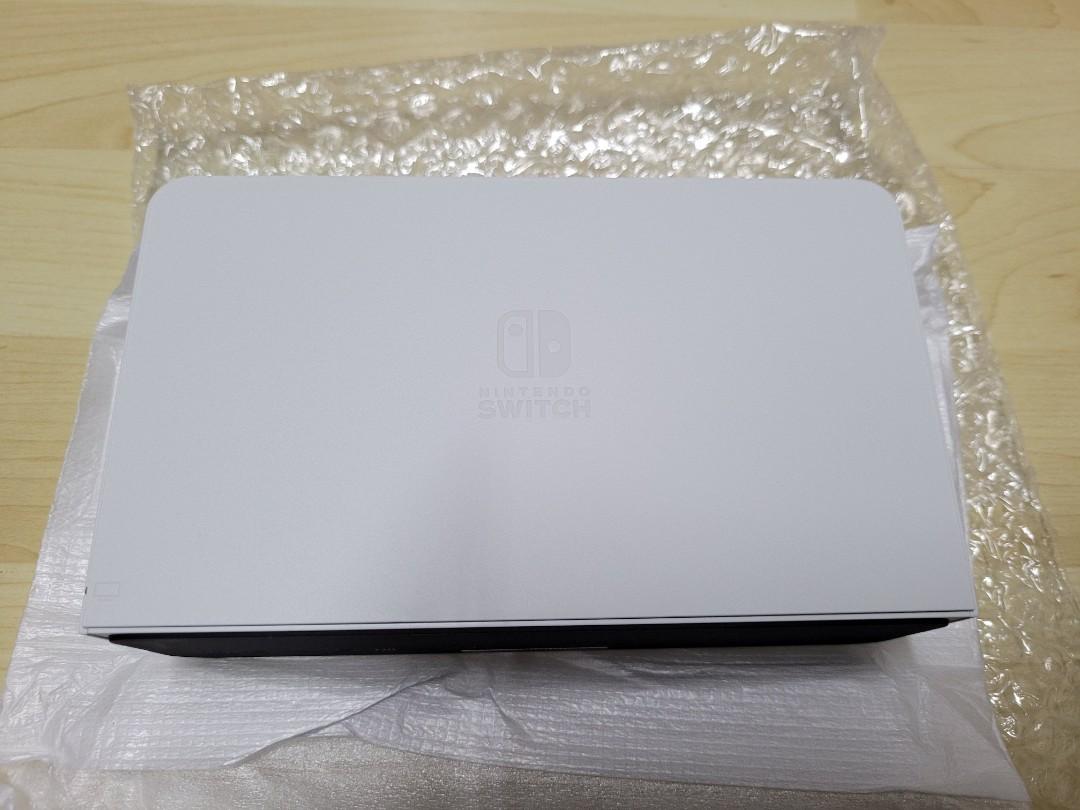 Switch OLED Dock ( white ) + packaging box, Video Gaming, Video Game ...