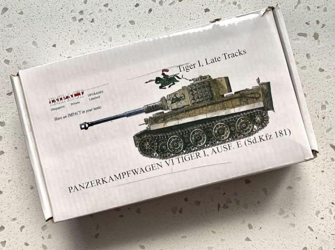 Tamiya 1/16 German Tiger RC Tank W/ Impact Metal Tracks, Hobbies & Toys ...