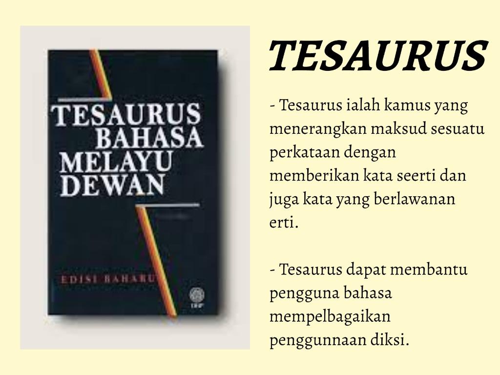 TESAURUS BAHASA MELAYU DEWAN EDISI BAHARU, Hobbies & Toys, Books ...