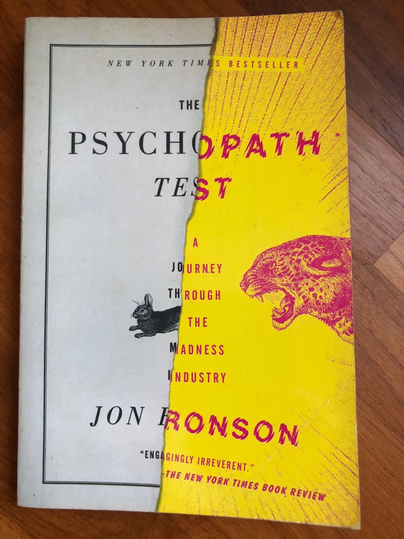 The Psychopath Test by Jon Ronson, Hobbies & Toys, Books & Magazines ...