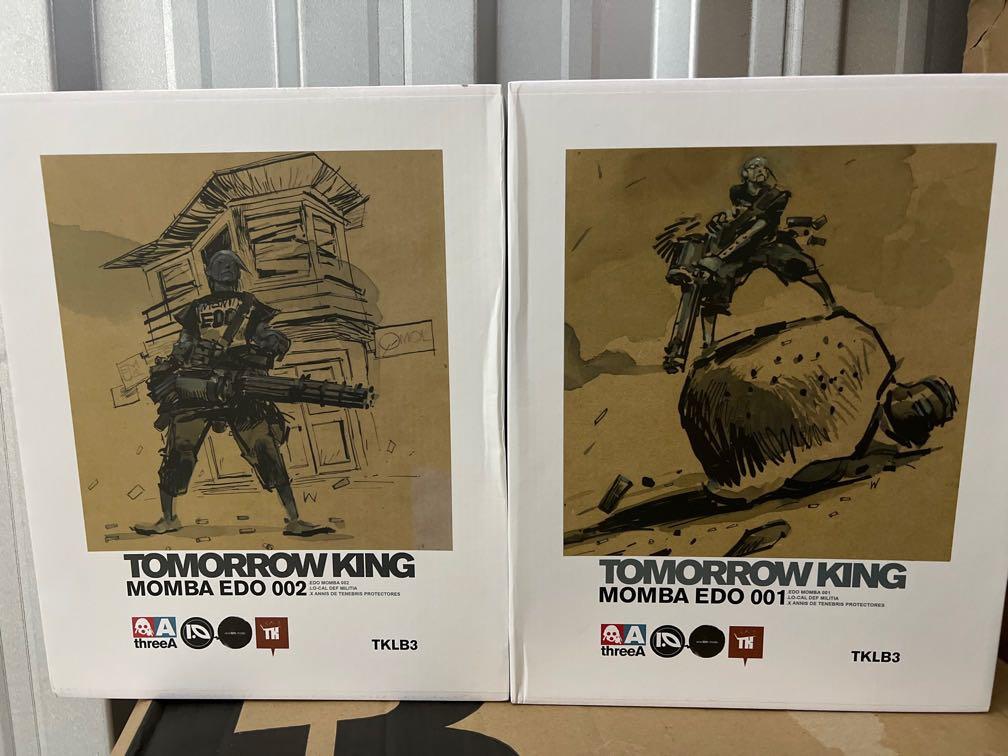 ThreeA 3a Ashley wood popbot 1/6 tomorrow king momba Edo 001 and 002 ...