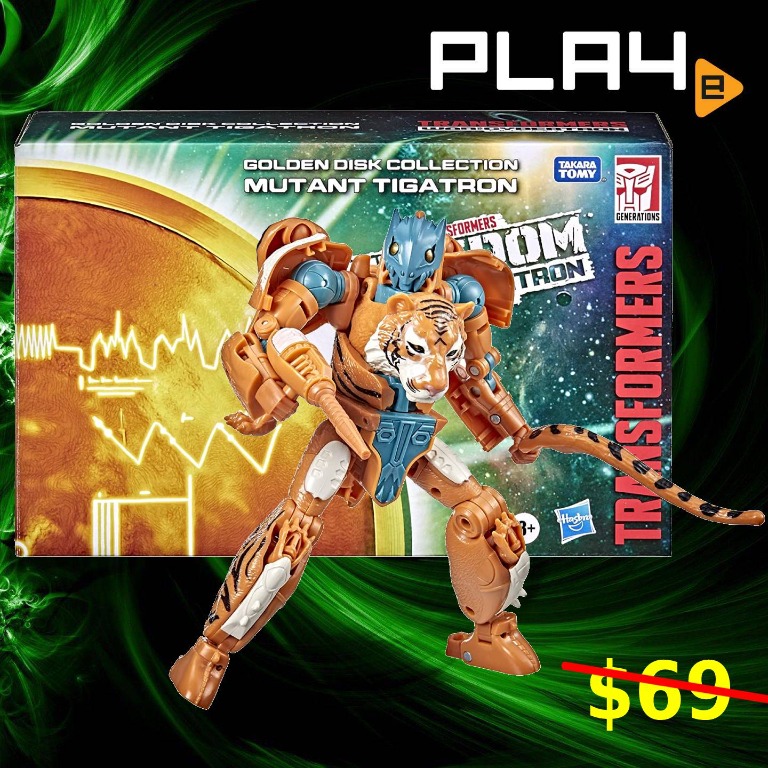 Transformers WFC Golden Disk Mutant Tigatron (7100473) Brand New ...