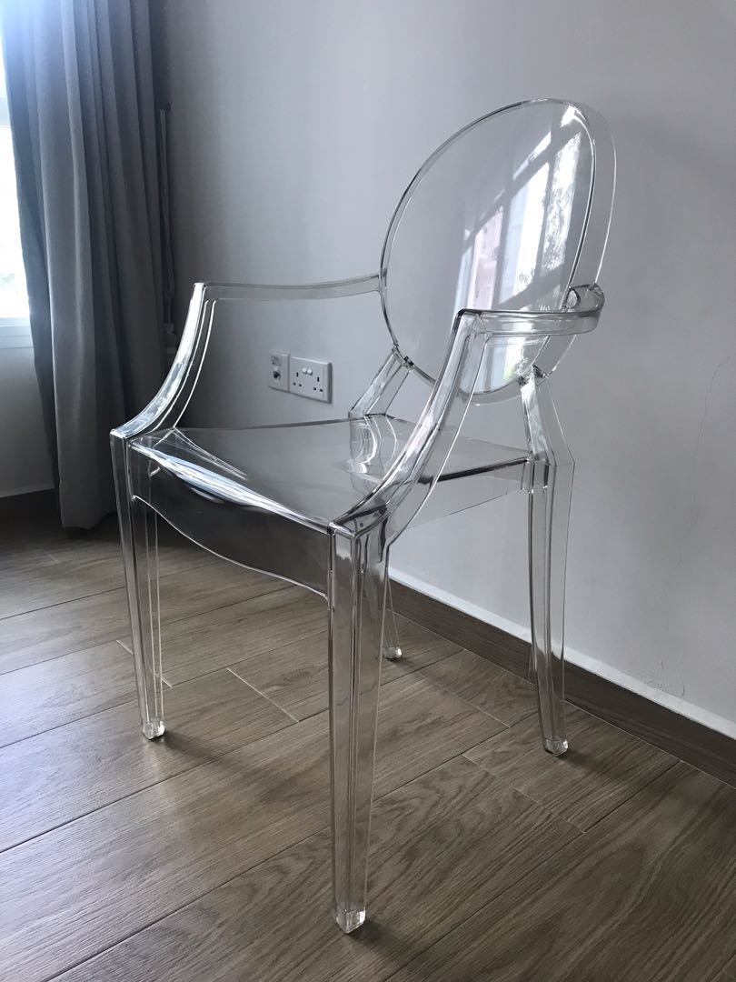 Transparent Arm Chair, Furniture & Home Living, Furniture, Chairs on ...