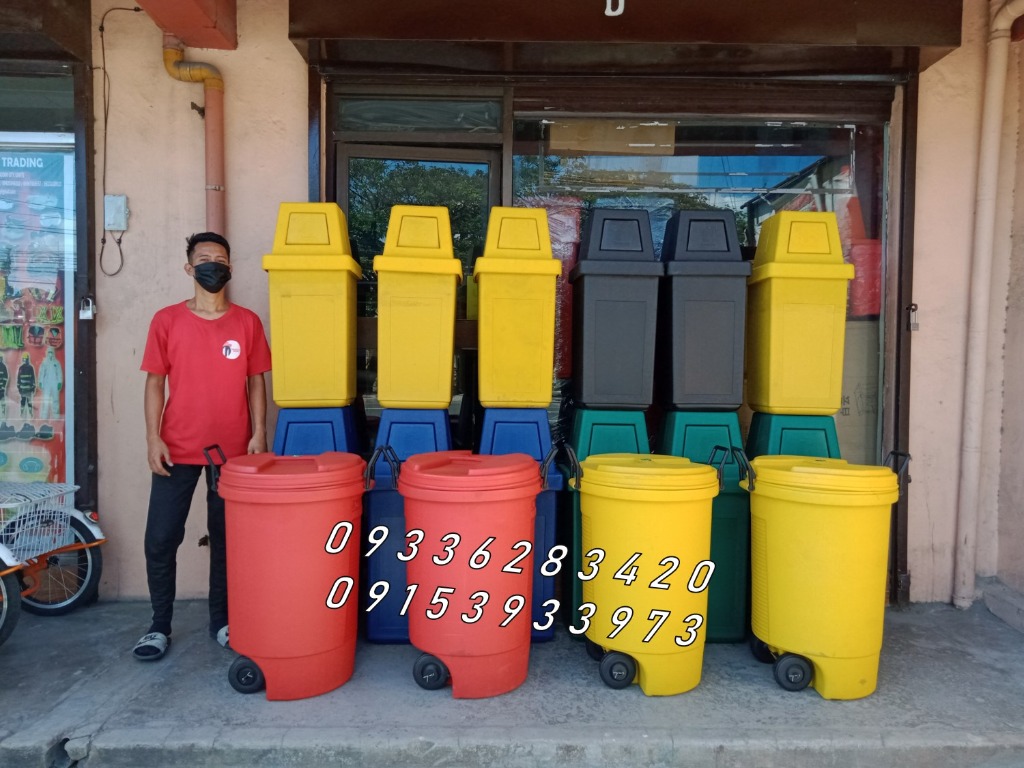 Trolling Bin with wheels 150Liters, Furniture & Home Living, Cleaning ...