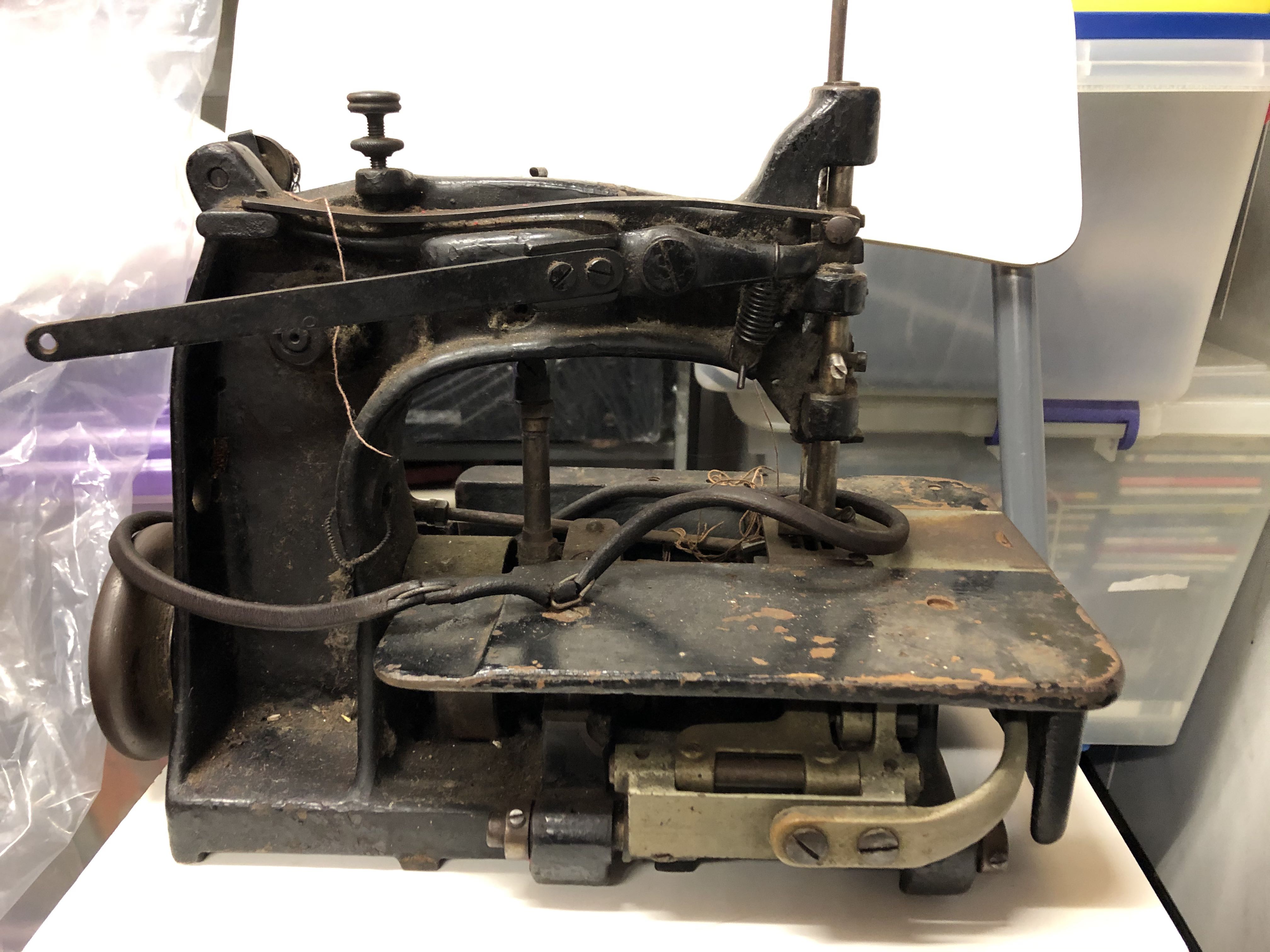 Vintage USA Union Special sewing machine nt levis singer samurai ...