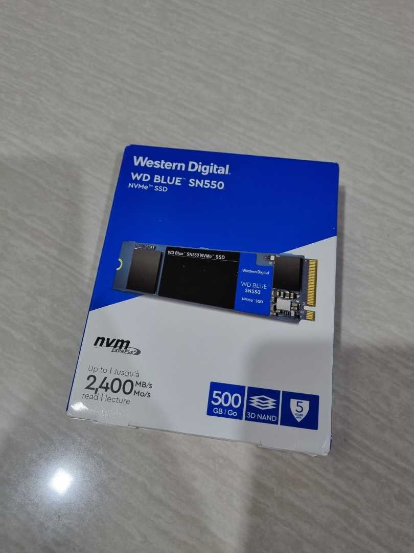 WD SN550 500GB M.2 NVME SSD, Computers & Tech, Parts & Accessories ...