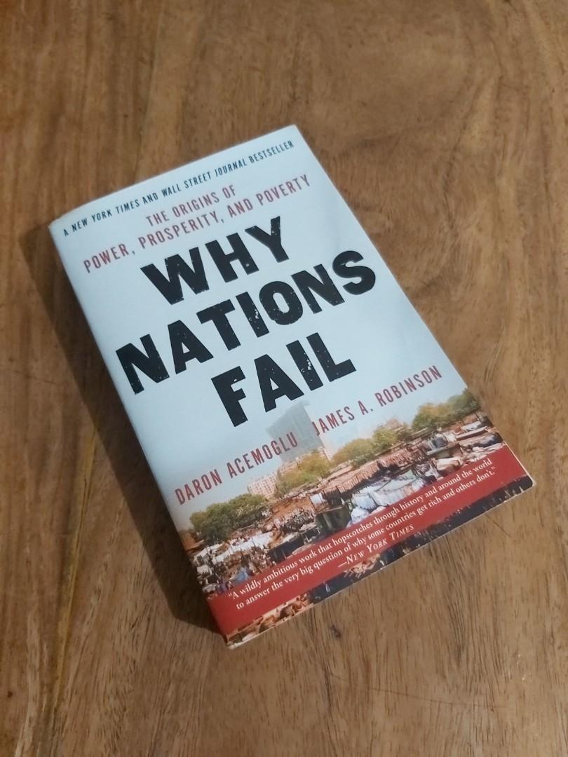 Why Nations Fail Book by Daron Acemoglu and James A. Robinson, Hobbies ...
