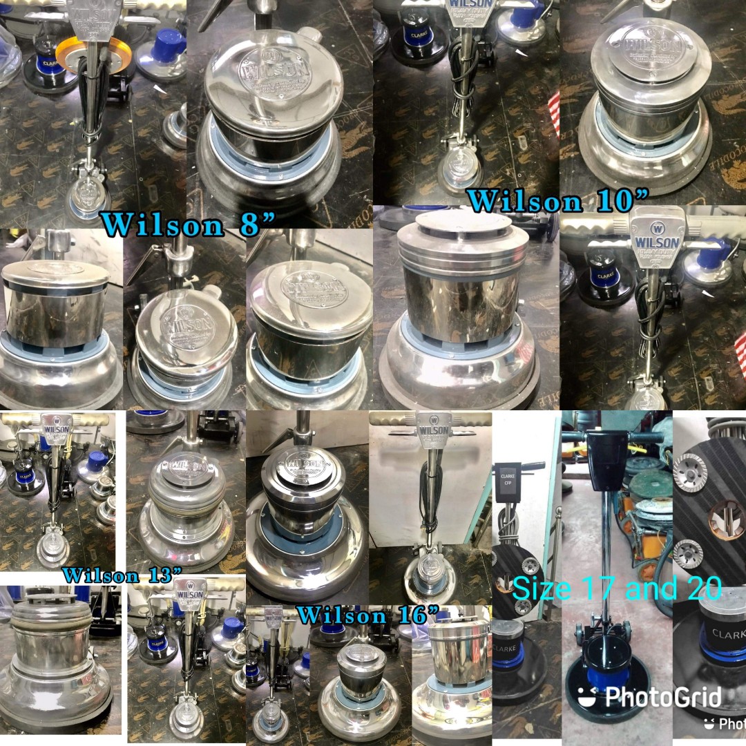 WILSON AND VICTOR FLOOR POLISHER, Furniture & Home Living, Cleaning ...