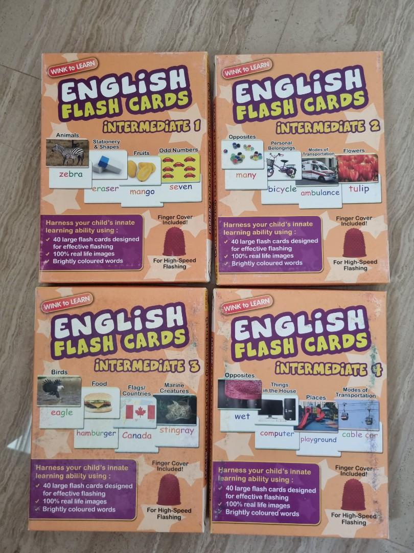 Wink to learn flash cards, Hobbies & Toys, Toys & Games on Carousell