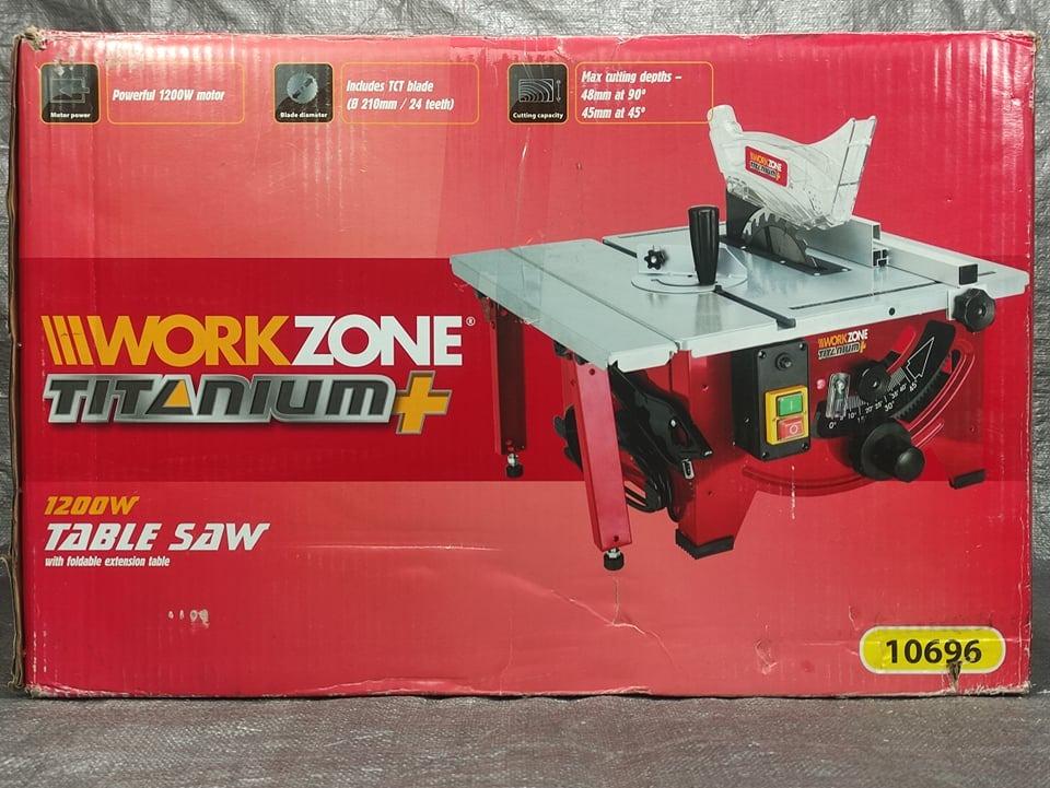 Workzone 1200W Table Saw, Commercial & Industrial, Construction Tools ...