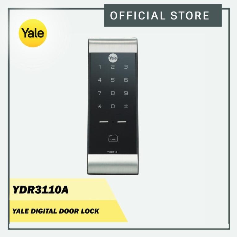 Yale YDR30GA Gate + YDR3110A Door Digital Lock Bundle (Free Yale ...