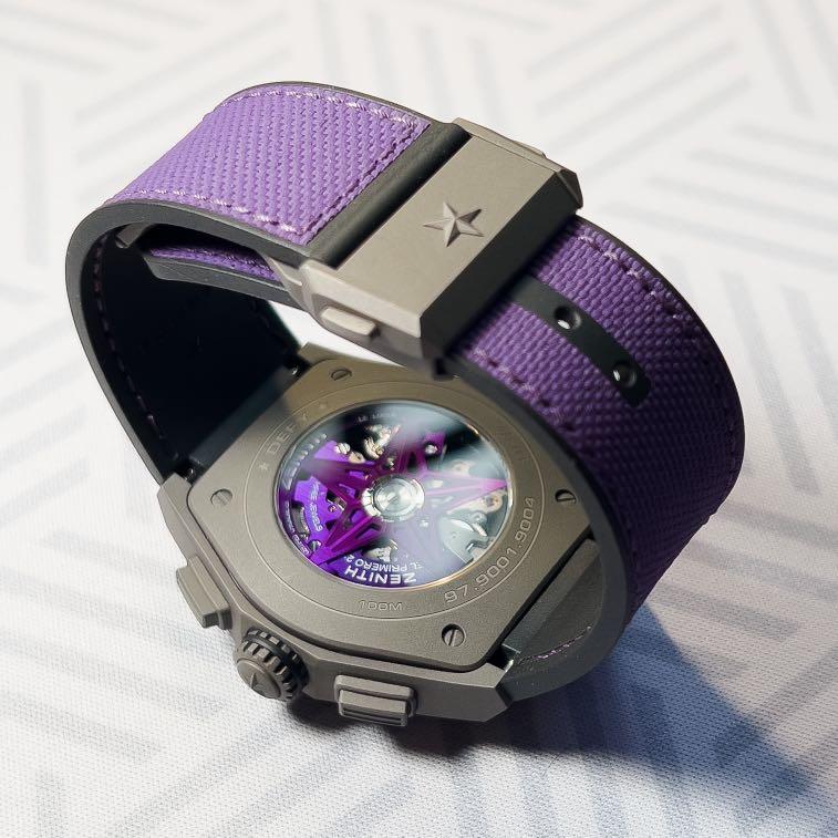 Zenith Defy 21 El Primero Ultraviolet 1/100th Chronograph Chronometer ...