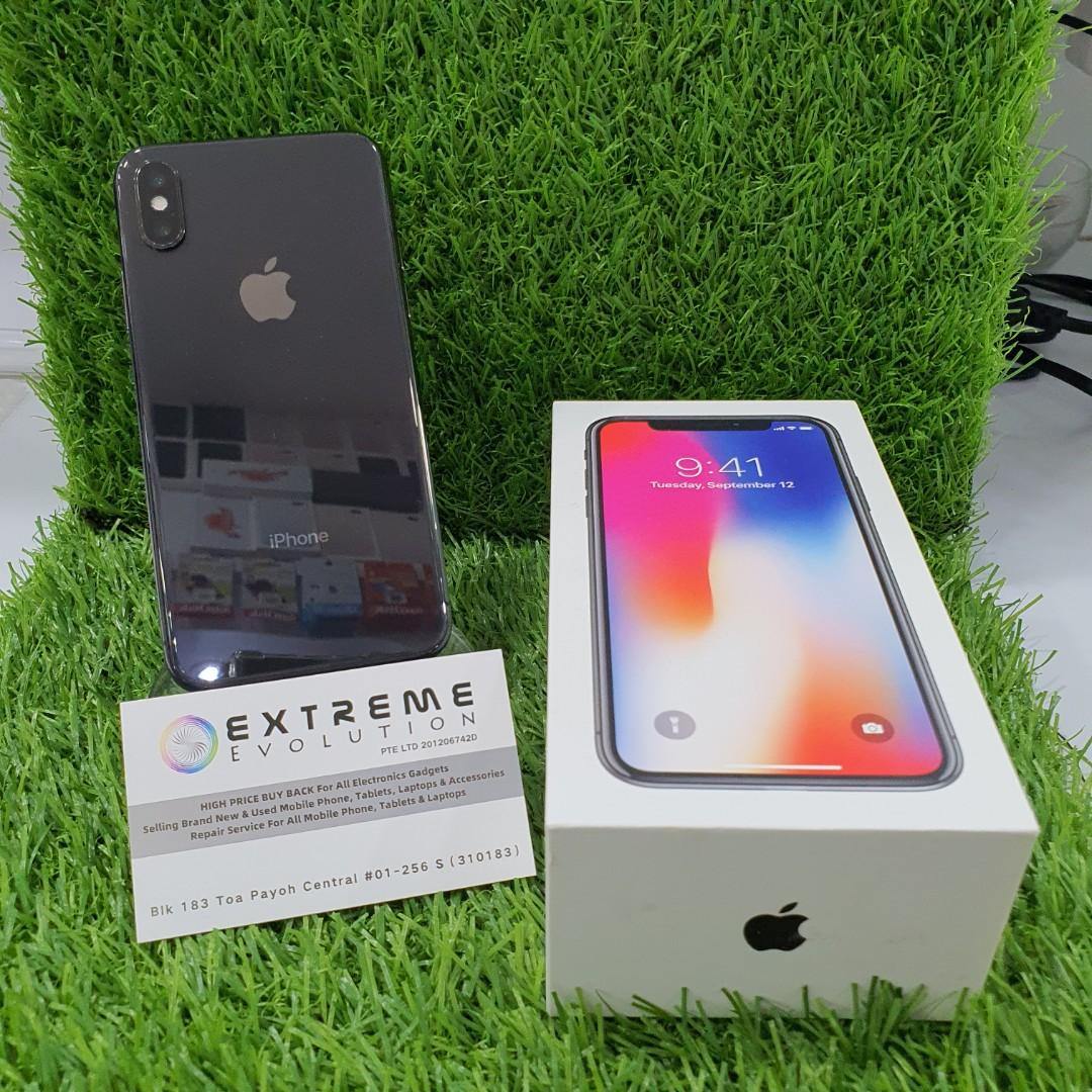 100% Battery Health IPhone X 64GB Space Gray, Mobile Phones & Gadgets ...