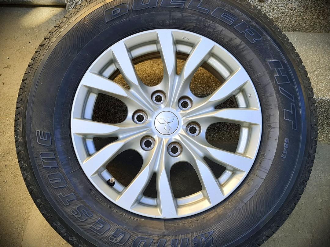 17 Rims Mags with used tires Montero Sport Triton Strada Pajero HiLux ...