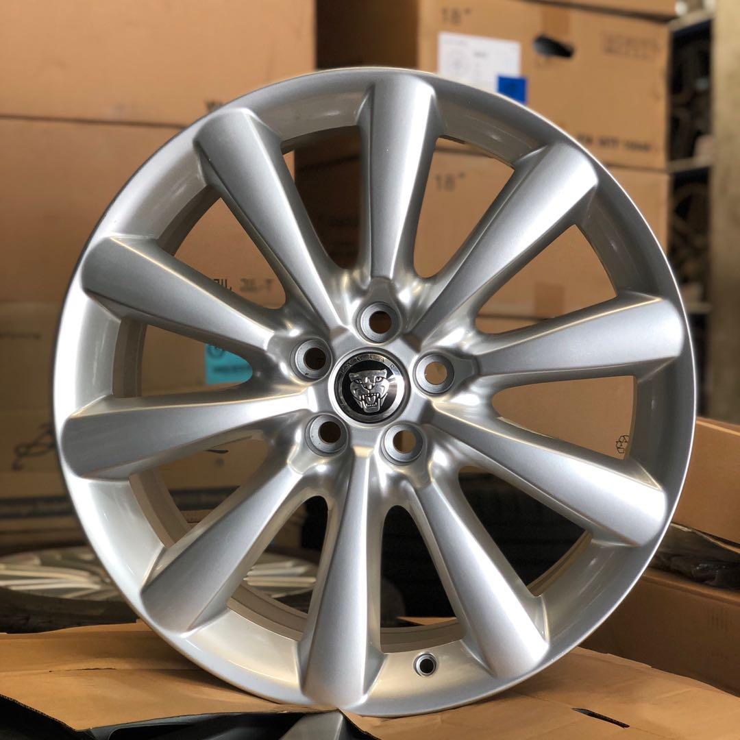 19” Jaguar Original Rims 5x108, Car Accessories, Tyres & Rims on Carousell