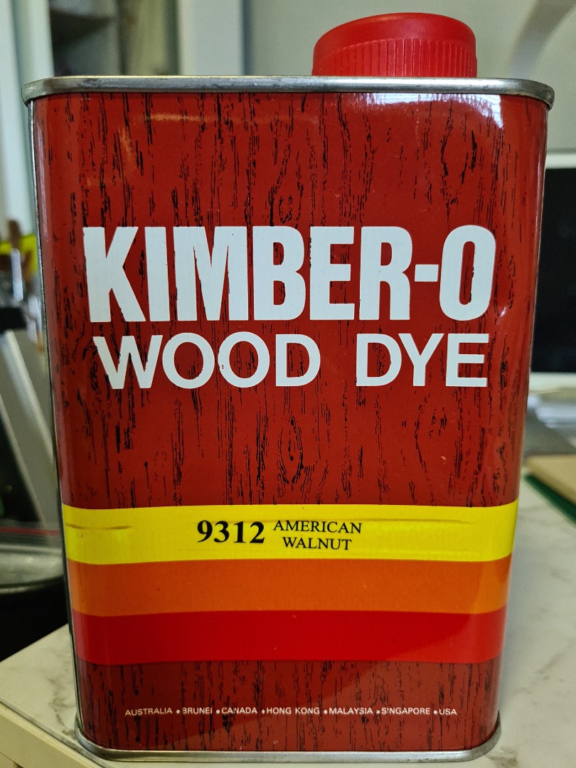 1 litre wood dye - 9313 american walnut., Furniture & Home Living, Home ...