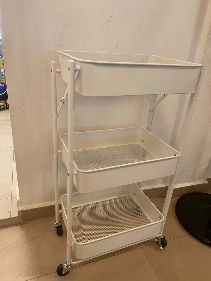 3 tier trolley organiser, Furniture & Home Living, Furniture, Shelves ...