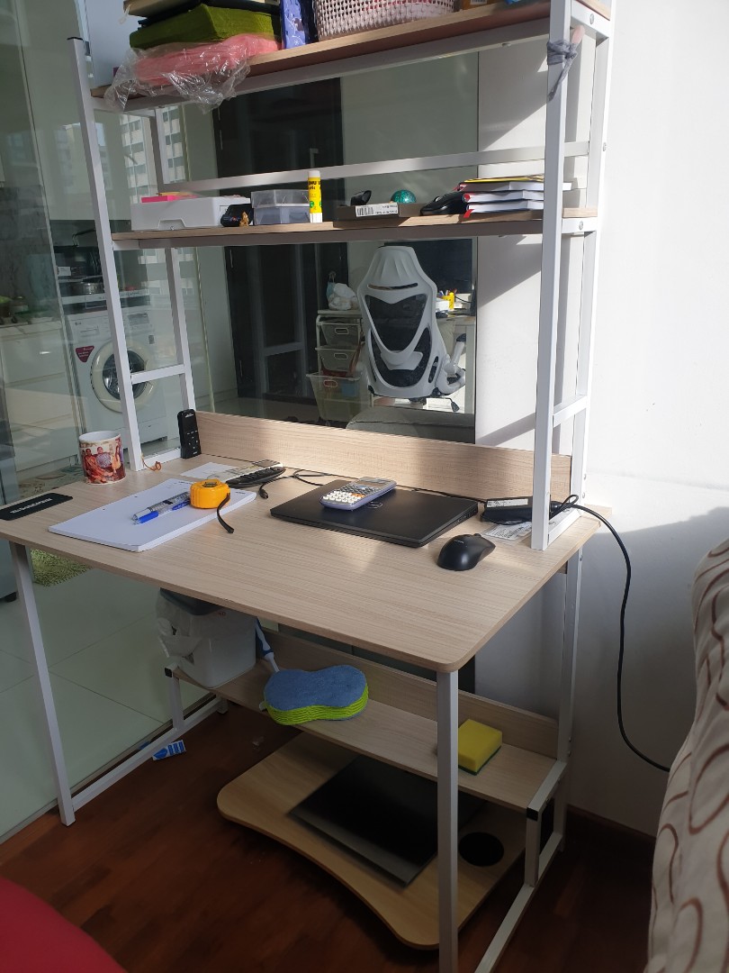 4 tier table, computer table, home workstation, Furniture & Home Living ...