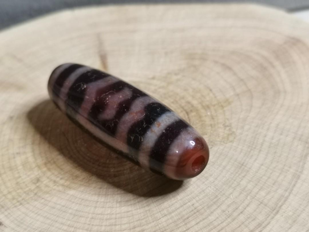 西藏老料爆浆大鹏鸟天珠 证书 Tibetan Old Mine Burst Garuda Dzi Bead with Cert, Women ...