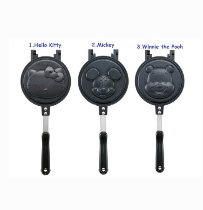 日本 Skater Hot Cake Maker~Hello Kitty/Mickey/Winnie the Pooh, 傢俬＆家居, 廚具和 ...