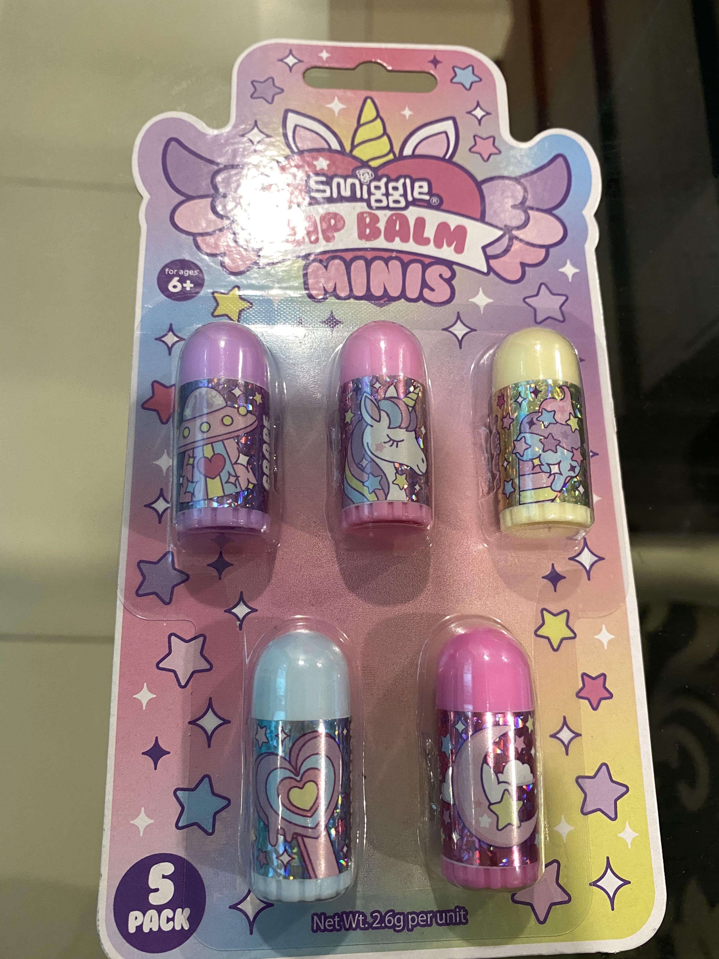 Authentic Smiggle Lip Balm Minis, Beauty & Personal Care, Face, Makeup ...