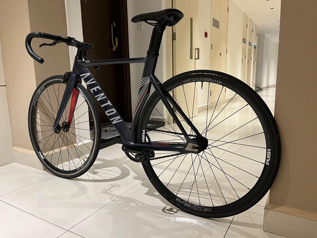 AVENTON Mataro 2018 Fixed Gear Single Speed Road Bike Track Bike Fixie ...