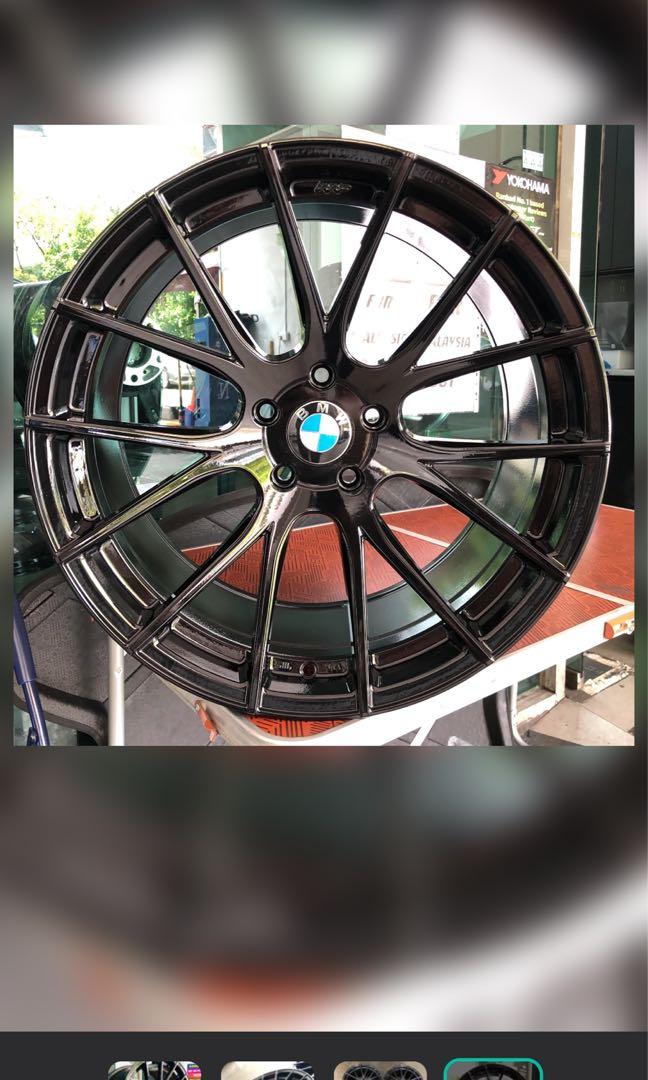 BMW 20” rims (staggered), Car Accessories, Tyres & Rims on Carousell
