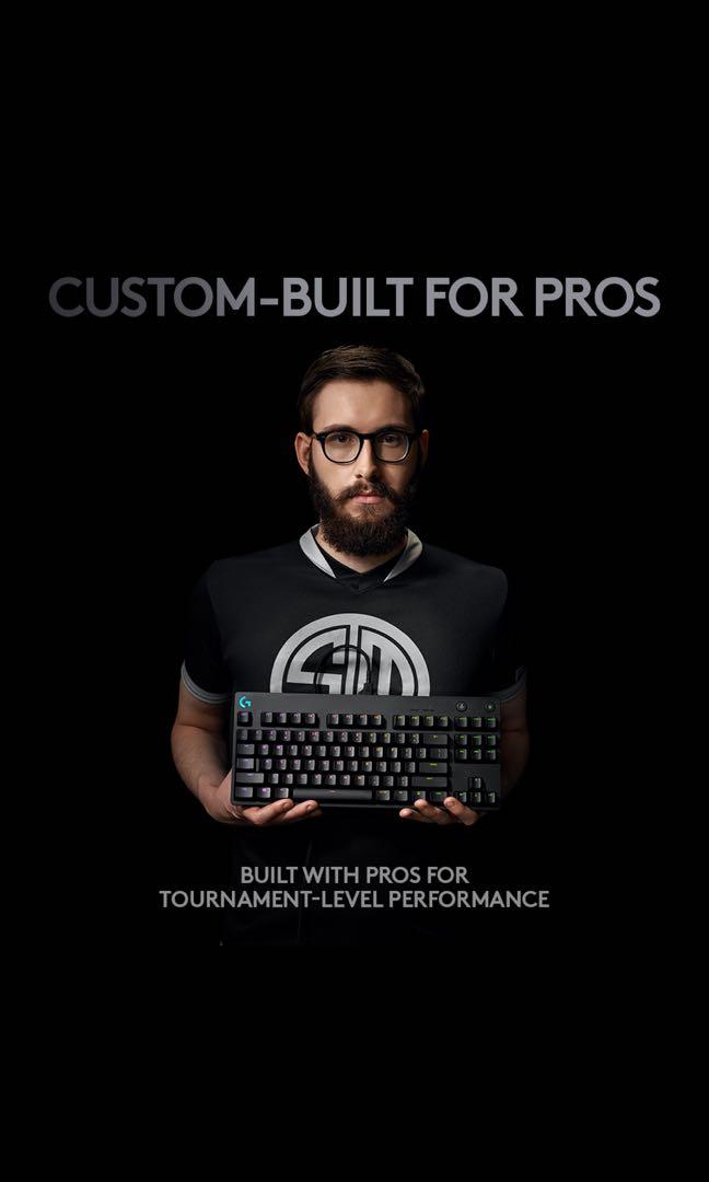 Logitech G Pro (Wired) TKL Mechanical Lightsync RGB Gaming Keyboard (GX ...