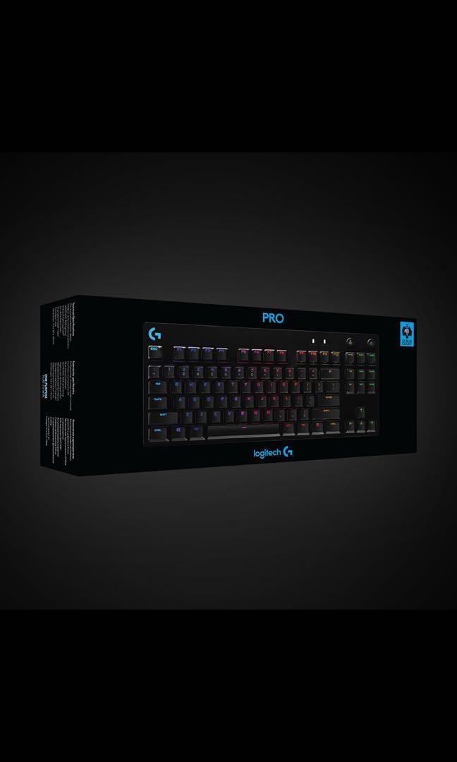Logitech G Pro (Wired) TKL Mechanical Lightsync RGB Gaming Keyboard (GX ...
