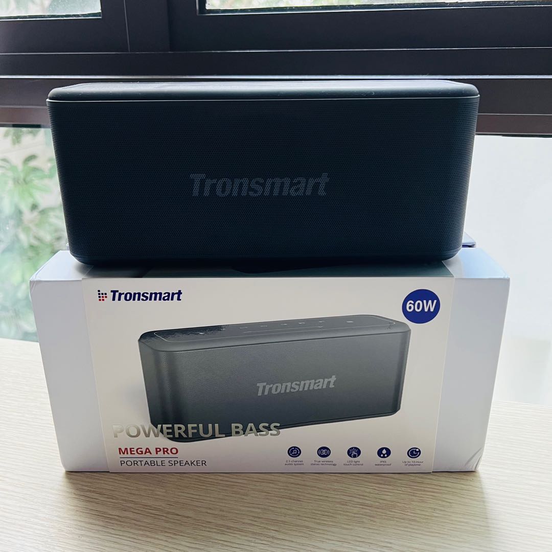 Brand New Tronsmart Mega Pro 60W Power Bluetooth 5.0 Speaker Portable ...