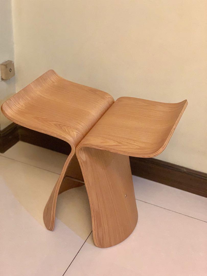 Brand New Wooden Butterfly Stool | Vitra Sori Yanagi Designer Replica ...