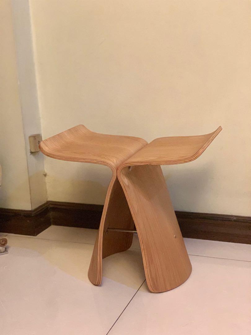 Brand New Wooden Butterfly Stool | Vitra Sori Yanagi Designer Replica ...