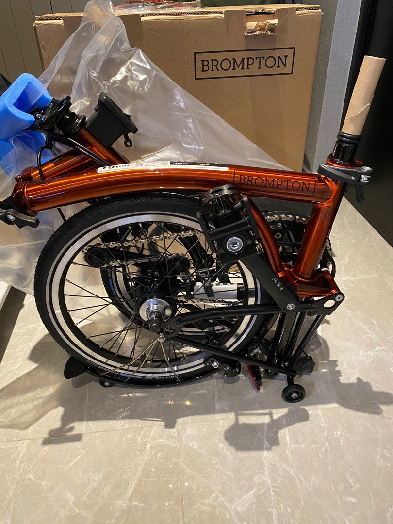 Brompton c line flame explorer black edition. Ready stock!, Sports ...