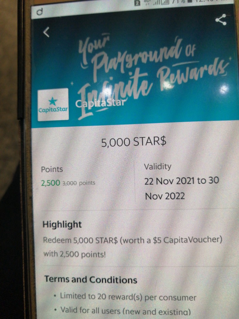 Buying grab point, Tickets & Vouchers, Vouchers on Carousell