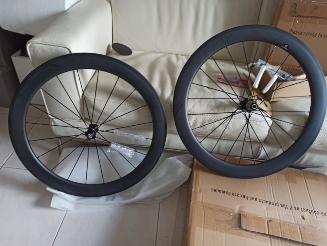 Carbon 60mm Wheelset Novatec Hub Roadbike 700c Rimbrake Lightweight ...