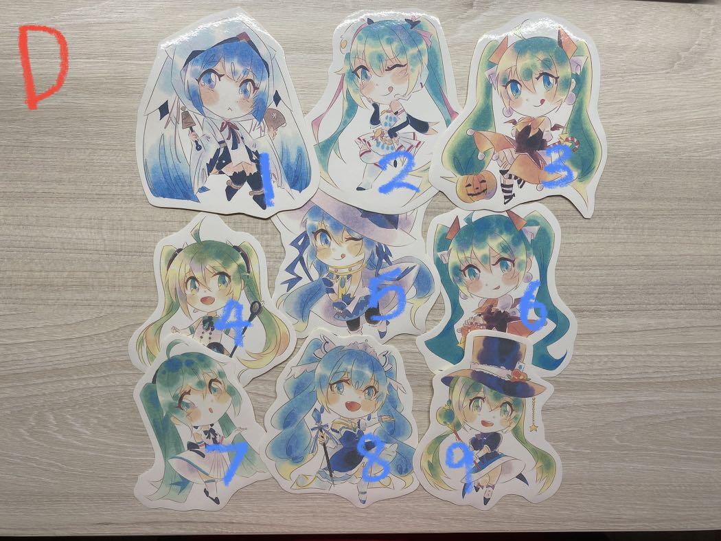 CHEAP ANIME STICKERS hatsune miku and original characters, Hobbies ...