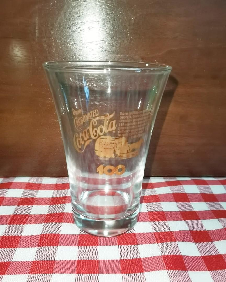 Coca-cola Centennial glass, Hobbies & Toys, Memorabilia & Collectibles ...