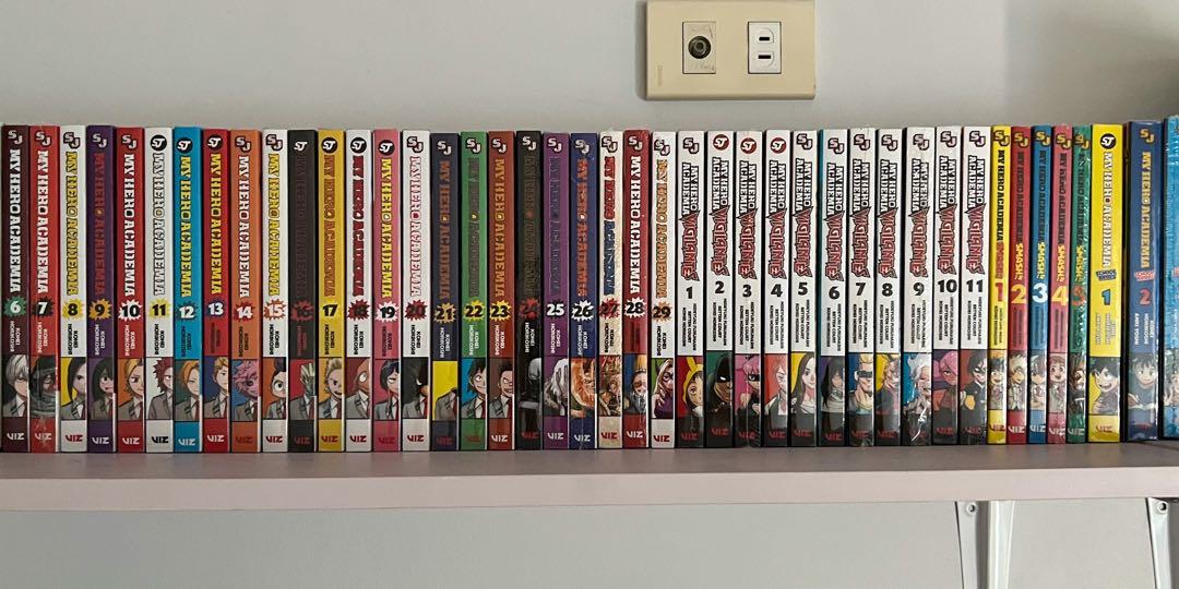 Complete My Hero Academia (MHA) Manga, Spinoffs, and Novels, Hobbies ...