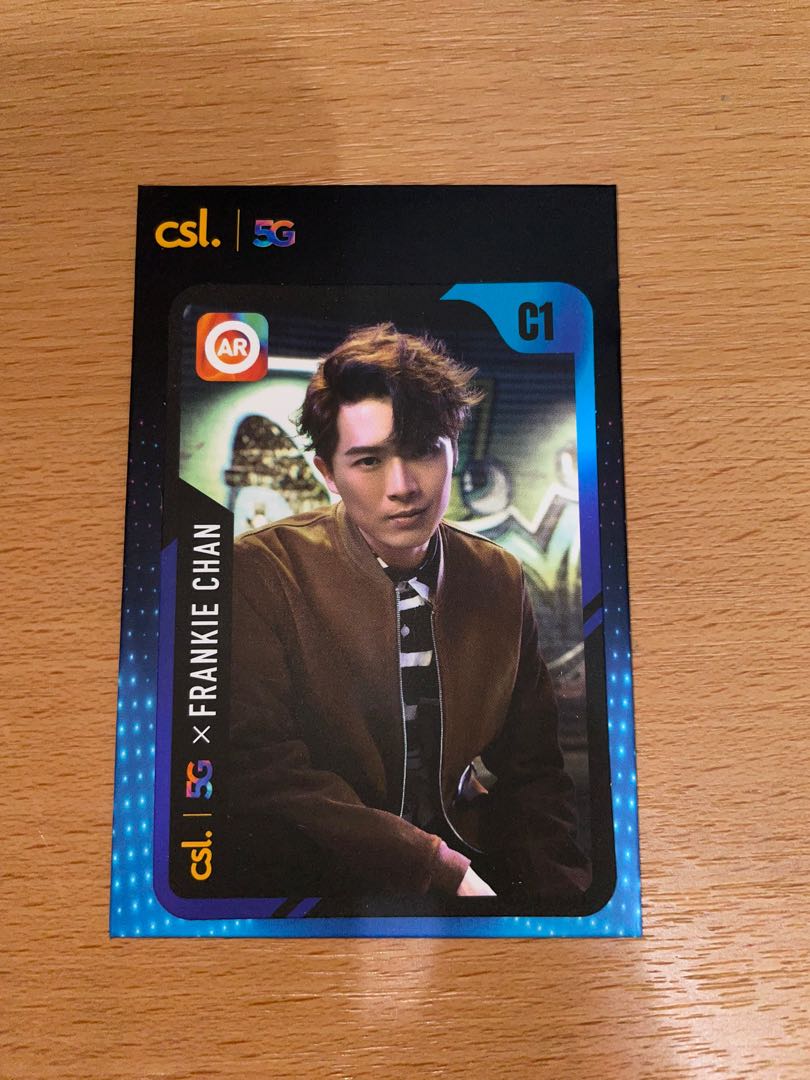CSL x Mirror AR Frankie card, 興趣及遊戲, 收藏品及紀念品, 明星周邊 on Carousell